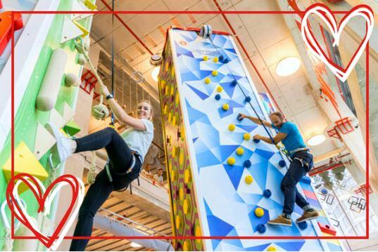 Valentine's Day Adults Only Rock Climbing.