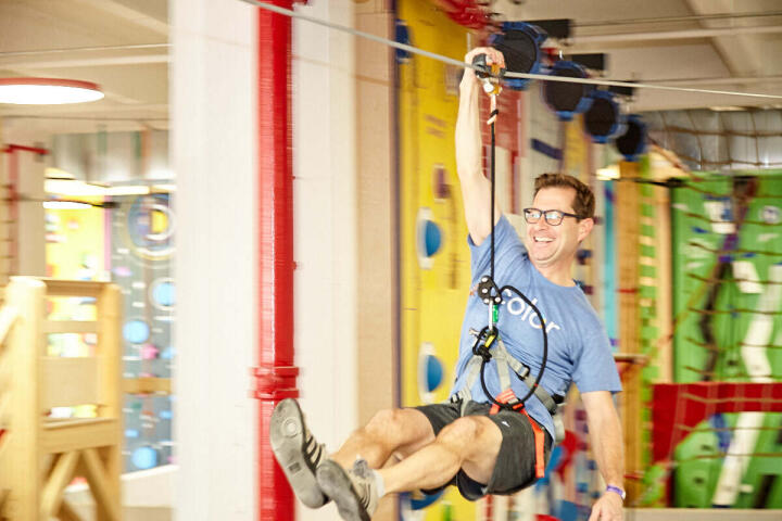 HAPIK fun climbing gym at Industry City, Brooklyn (NY)